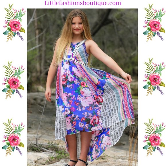 Truly Me | Dresses | New Truly Me Hi Lo Chiffon Girls Tween Maxi Dress ...